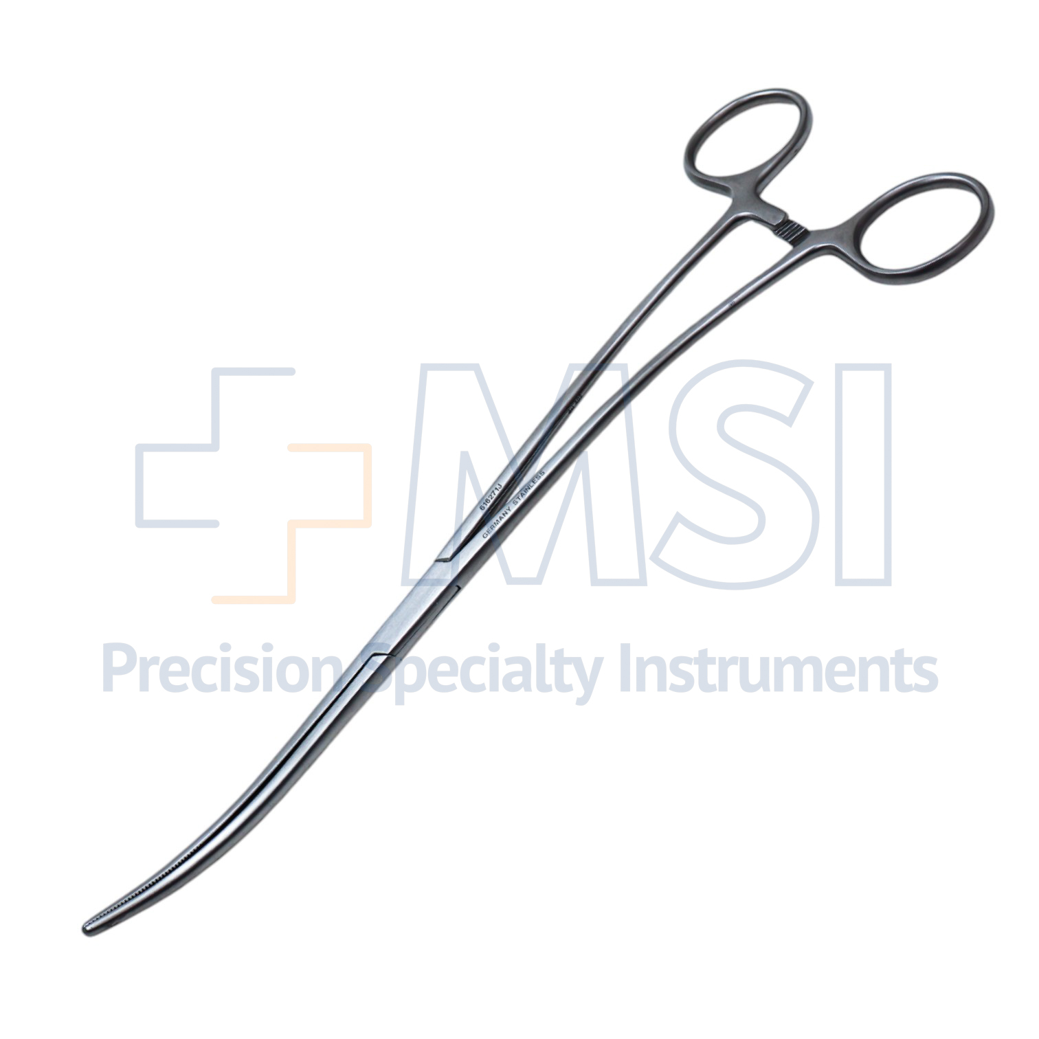 - Bozeman Uterine Forceps, Curved, Overall Length 10" (250mm) #616271J