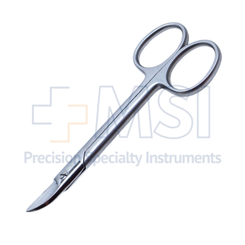 - Beebee Scissors, Curved, Sharp, Overall Length 4-1/4" (108mm) #19-13702